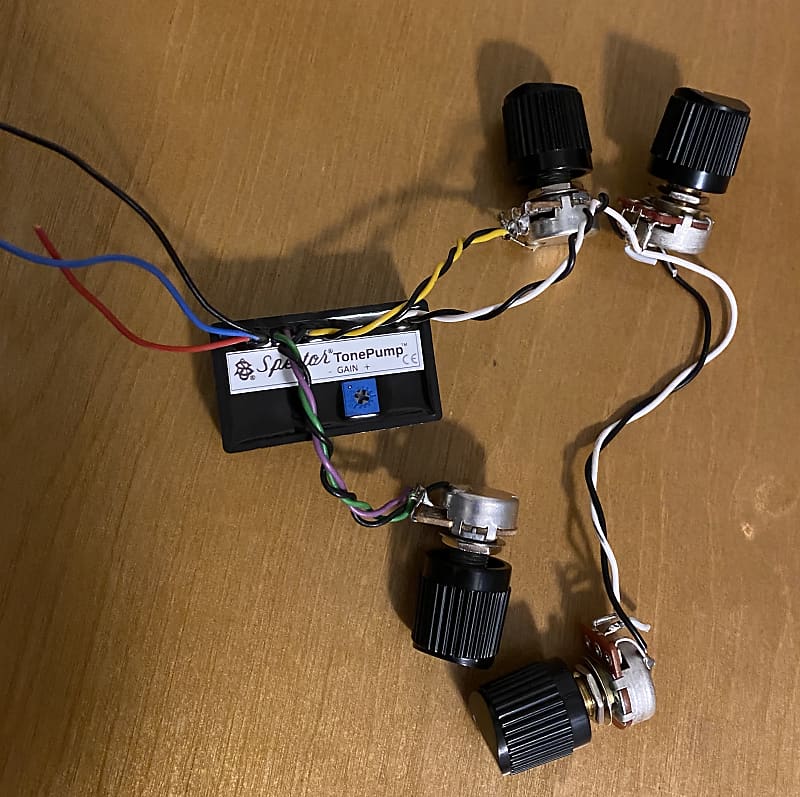 Spector Euro Tone Pump bass preamp with original knobs | Reverb