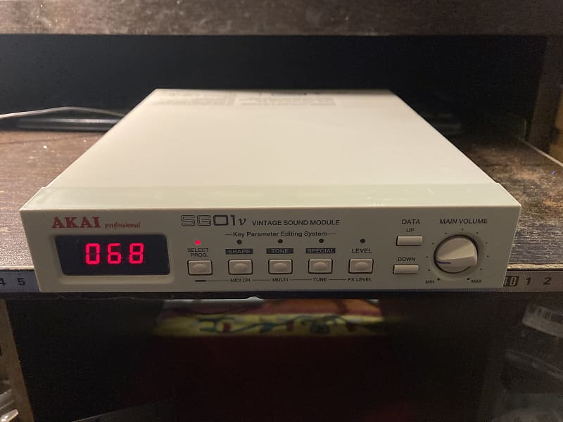 Akai SG01v 1995 - Vintage Synth Module Half Rack 1U | Reverb