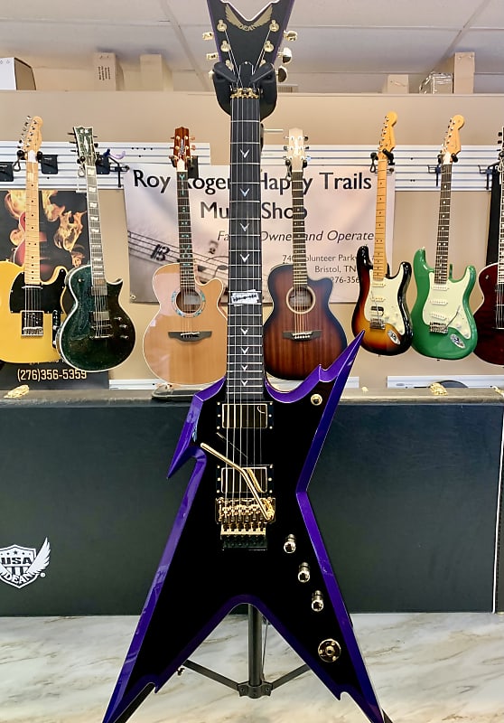 Dean USA Custom shop Razorback - Deep Purple • Highway Star | Reverb