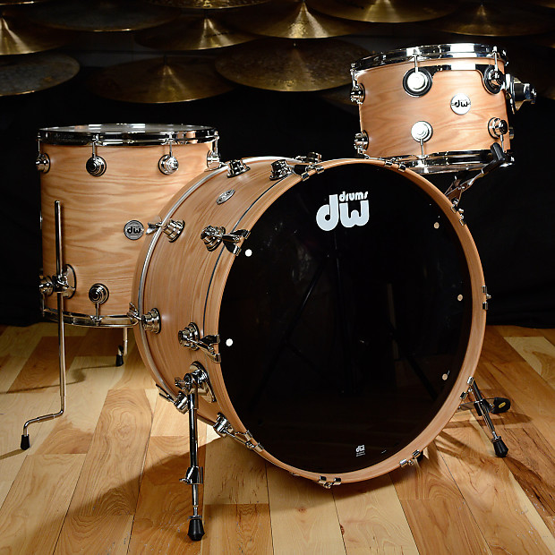 DW Collector's Series 13/16/24 3pc. Drum Kit Natural Hard | Reverb