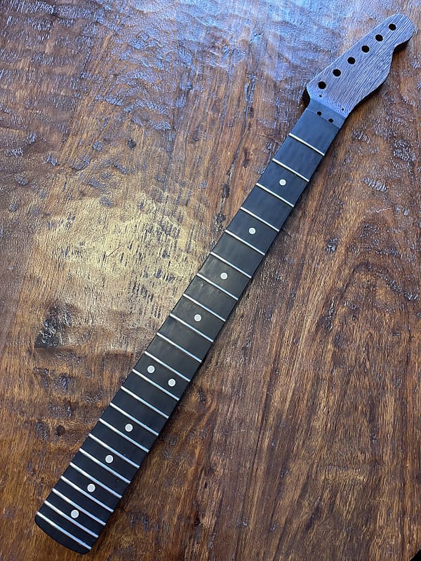 Warmoth Wenge Neck w/ Ebony Fretboard. Strat Heel w/ Tele | Reverb