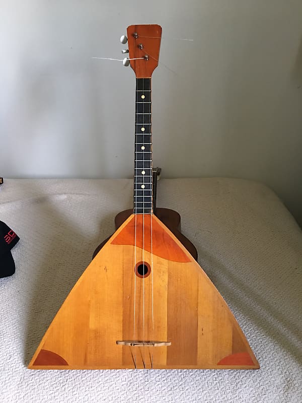 BALALAIKA Vintage BALALAIKA HANDMADE 3-STRING INSTRUMENT Wood | Reverb