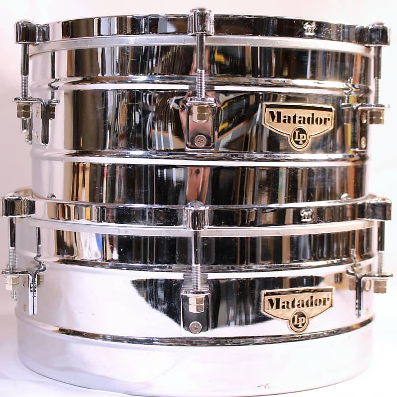 Latin Percussion Matador 14" & 15" Timbale Set with Chrome | Reverb