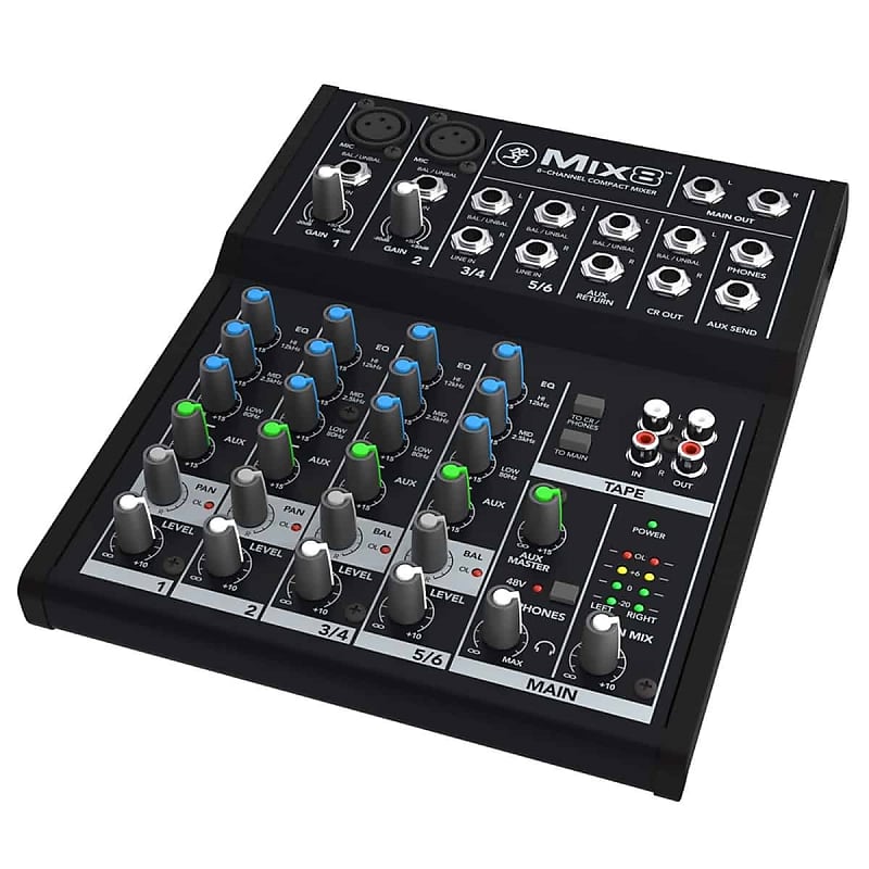 Mackie Mix8 8-Channel Compact Mixer | Reverb