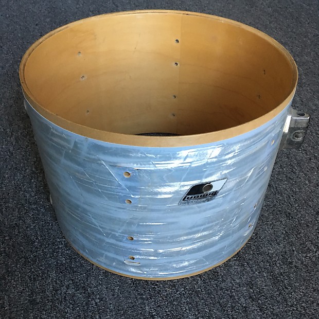 Ludwig 14x10 Rocker Tom Shell 80s White Marine Pearl | Reverb