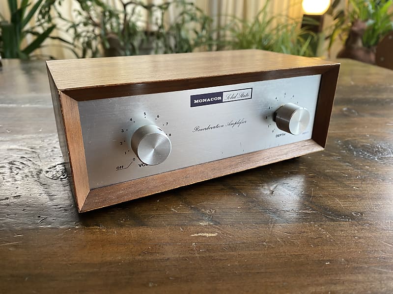 Monacor Rev-1 vintage spring reverb Reverberation Amplifier | Reverb