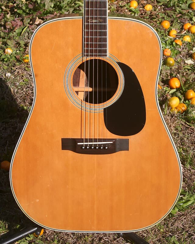 Yamaki 150 Solid Top and Solid Back D35 Japan Vintage Guitar | Reverb