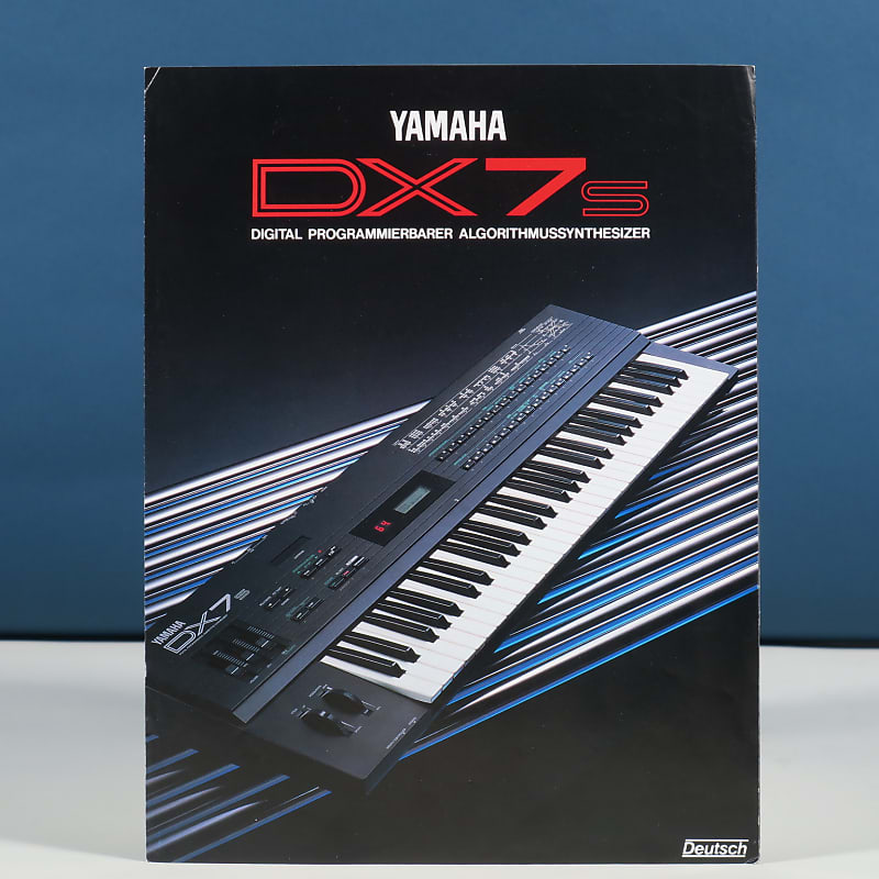 Yamaha DX7S synthesizer brochure in German | Reverb