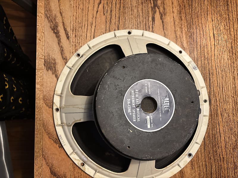 Altec Lansing 15” (nr) 421 Bass Speaker ‘70 - White | Reverb