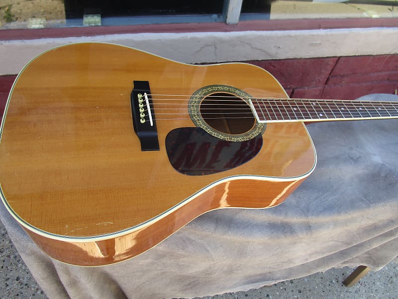 Alvarez 1970's Model 5065 Acoustic Dreadnaught D-28 style | Reverb