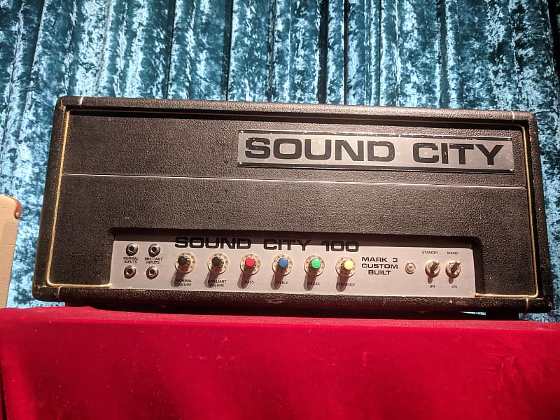 Dallas Arbiter Sound City 100WATT 1969 | Reverb UK