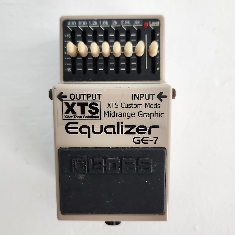 Boss GE-7 EQ Pedal w/XTS Custom Midrange Mod (2015, Made in | Reverb