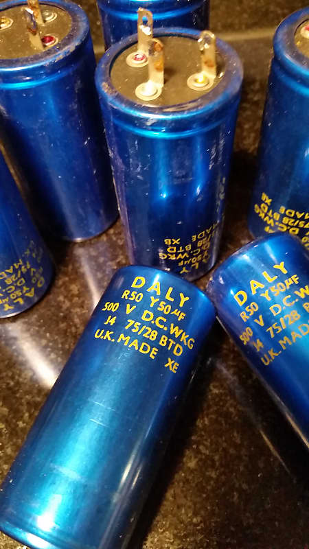 vintage 60s or 70s Marshall electrolytic filter capacitors | Reverb