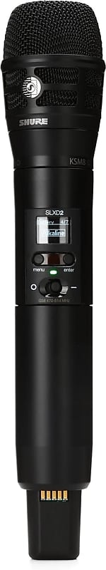 Shure SLXD2/K8B Wireless Handheld Microphone Transmitter with | Reverb