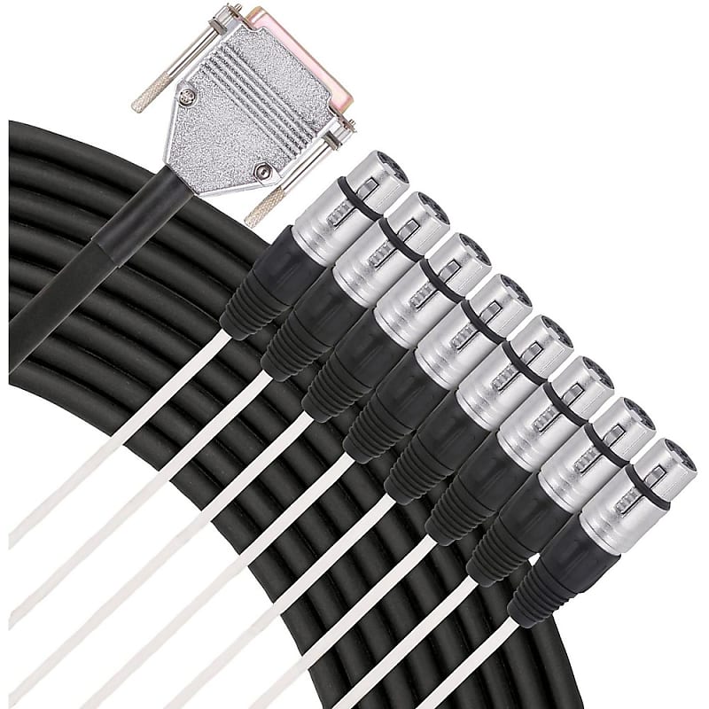 Live Wire Advantage 8-Channel Snake D-sub to XLR Female 5 ft. | Reverb
