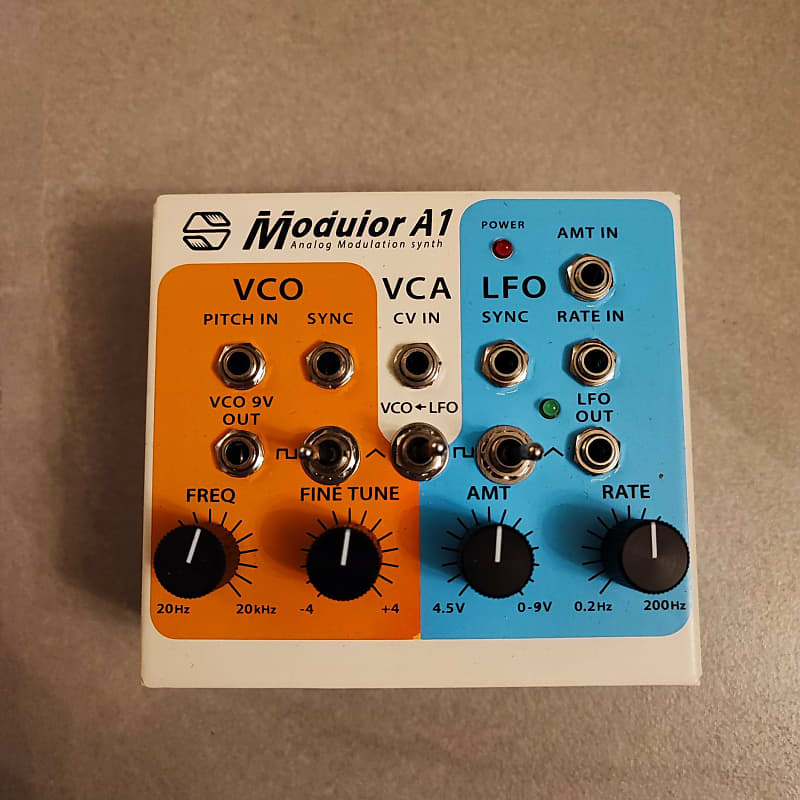 Sonicsmith Modulor A1 Semi Modular Analog Synth LFO | Reverb