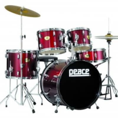 Peace Peace Complete Drum Set with Cymbals and Throne | Reverb