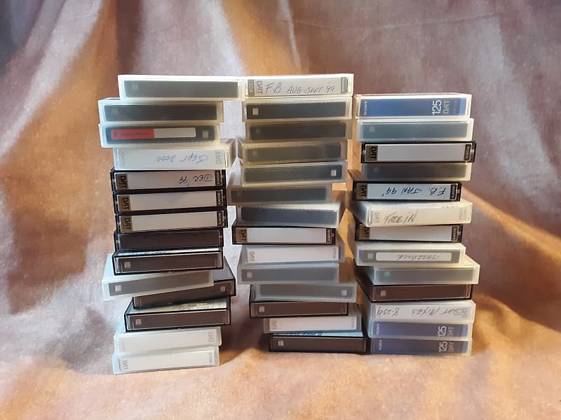 Panasonic, Sony, DAT Mastering Audio Cassettes 2000s Black | Reverb