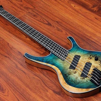 Halo Octavia 5 String Multi-Scale Fanned Fret Bass Guitar | Reverb