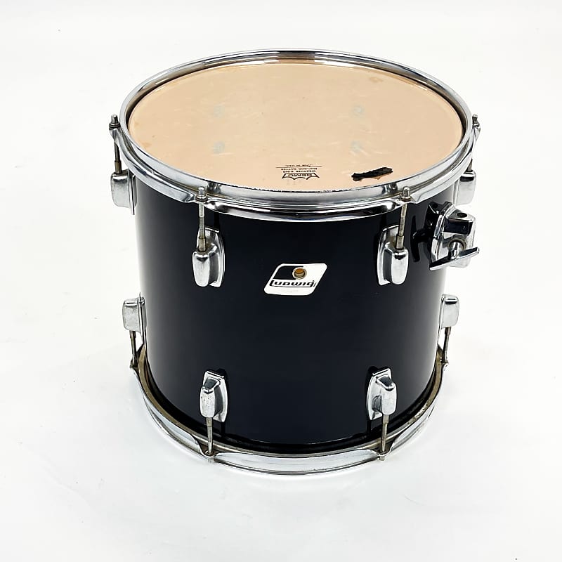 Ludwig Rocker LR-T223 12x13 13" Tom 4 ply Maple 1988 - Black | Reverb