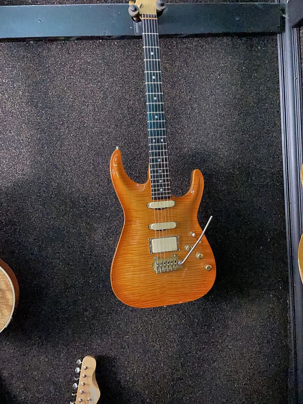 Hugh Manson S-Style Blond 1994 Mark Knopfler model Handmade | Reverb