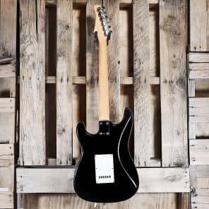 Cort Strat Copy Electric Guitar Black | Reverb