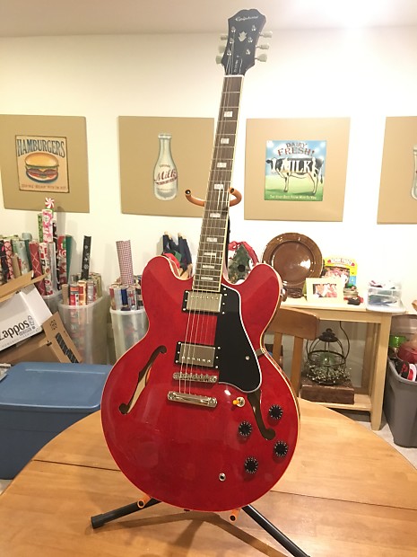 Epiphone ES-335 Pro 2012-2013 Cherry Red | Reverb