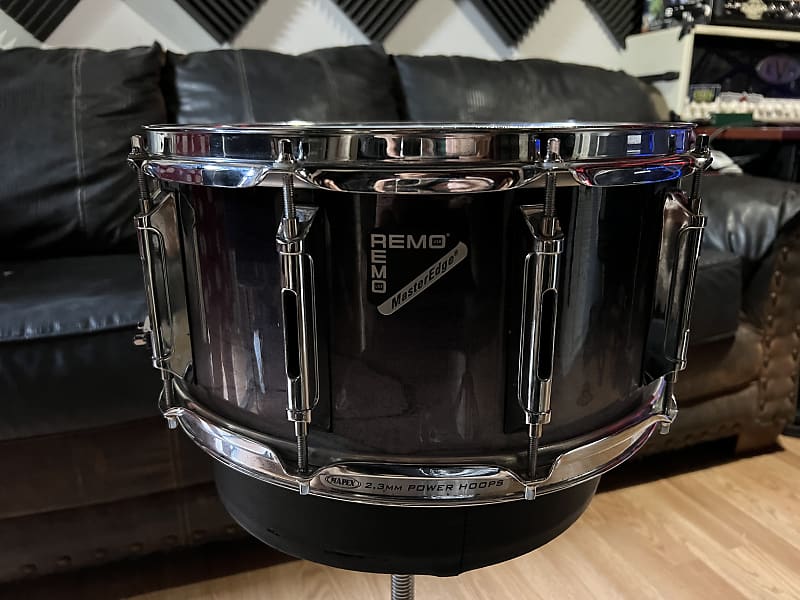 Remo Masteredge Snare Late 1990s - White to Lavender Fade | Reverb