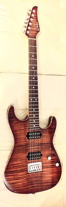 Suhr Standard Custom Hardtail Bengal Burst Root Beer Stain | Reverb UK