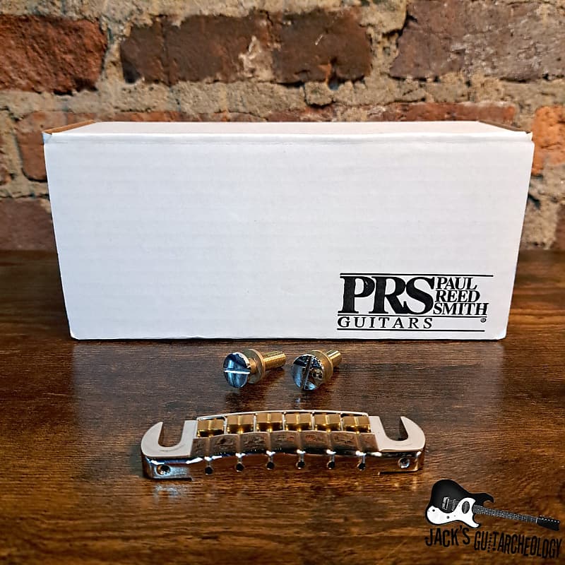 PRS American Wrap Around Bridge (Chrome & Gold) | Reverb