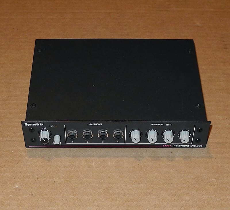 Symetrix SX204 4-Channel Headphone Amplifier - Stereo Input | Reverb