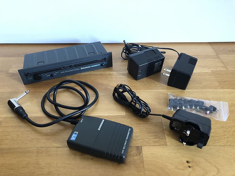 Samson VHF TD - VR3TD Receiver & VT3 Guita Beltpack | Reverb