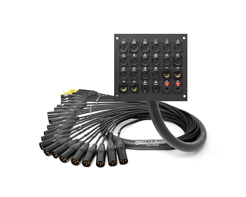 24-Channel Studio Wall Panel / Wall Plate | Made from Mogami | Reverb