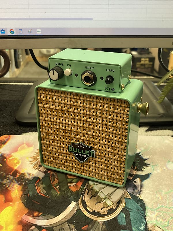 Bullet Micro Robot BT-05 Micro Guitar Amp Green (No Box) | Reverb