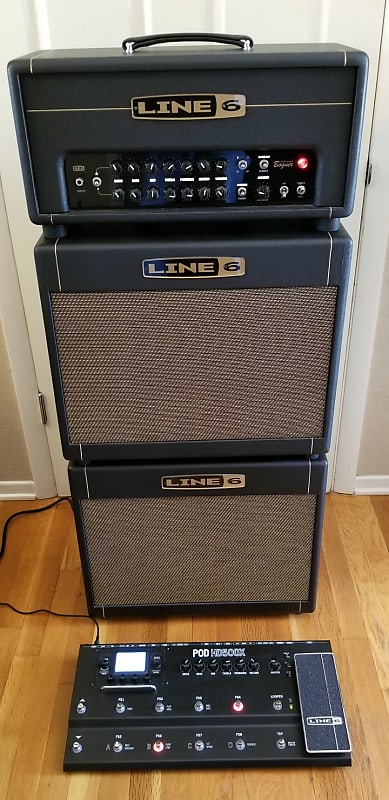 Line 6 DT25 Head, Cabinets and Pod Hd500X 2000 -2010 Black | Reverb