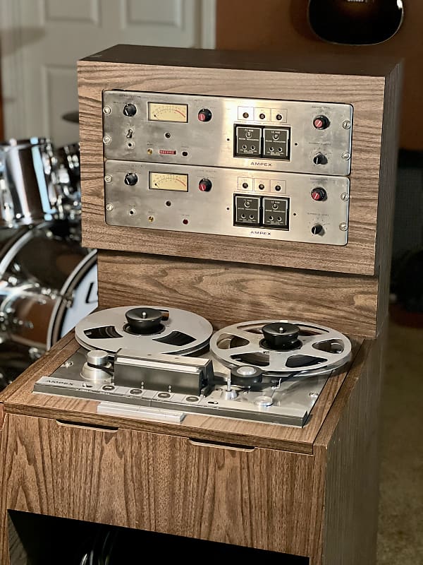 Ampex AG-350 1/4” 2 Track Reel-to-reel tape recorder 15ips | Reverb