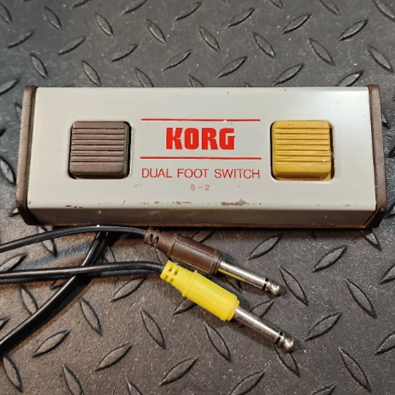 KORG S-2 Dual Button Footswitch for KR55 Drum Machine KR-55 | Reverb