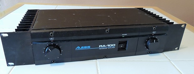 Alesis RA-100 Studio Reference Power Amplifier Two Channel | Reverb
