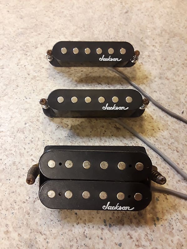 90's Jackson Charvel Guitar HSS Pickup Set / Humbucker & 2 | Reverb