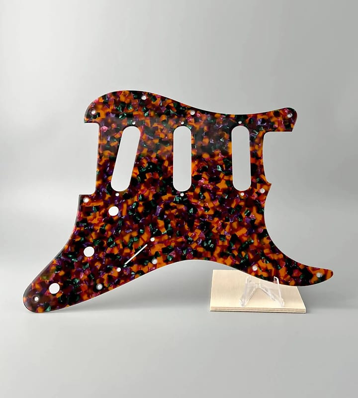 STRATOCASTER 11 holes Tortoise pickguard - Limited series | Reverb