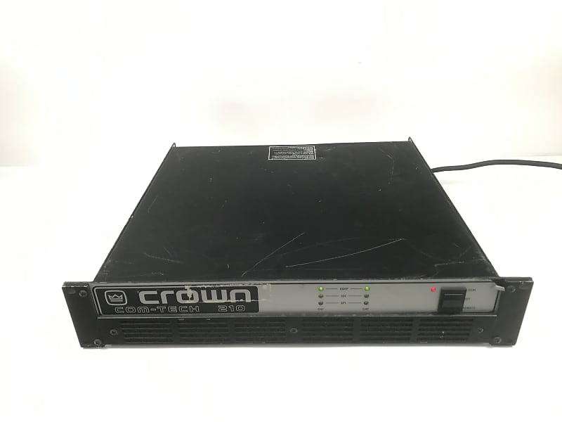 Crown Com-Tech 210 2-Channel Power Amplifier | Reverb