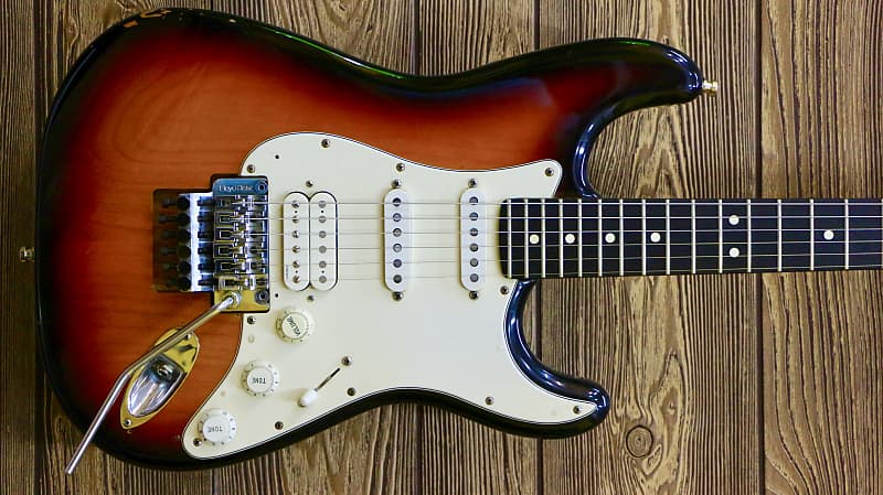 Fender Stratocaster Floyd Rose 1992 3-Tone Sunburst | Reverb Australia