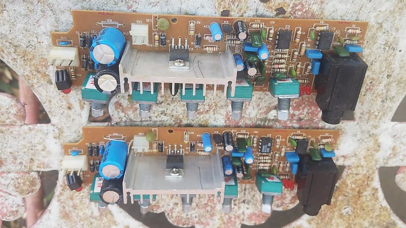 Danelectro (2) Nifty Fifty Amp Preamps 1990s Green | Reverb Canada