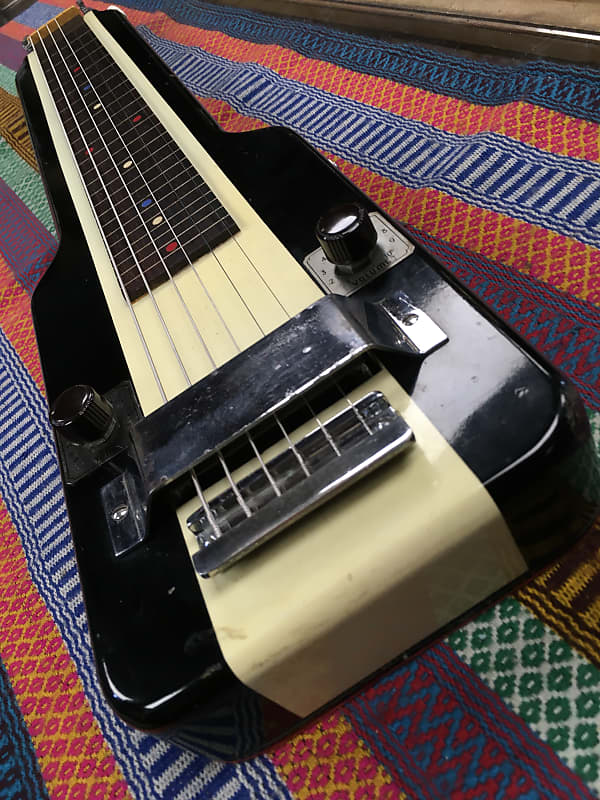 Vega Commander Lap Steel Guitar 1940s - Black Gloss | Reverb