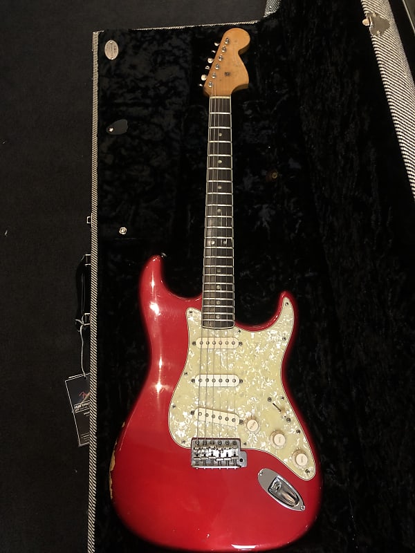 1966 Fender Stratocaster w/ 1966 Jazzmaster bound neck. Ultra | Reverb