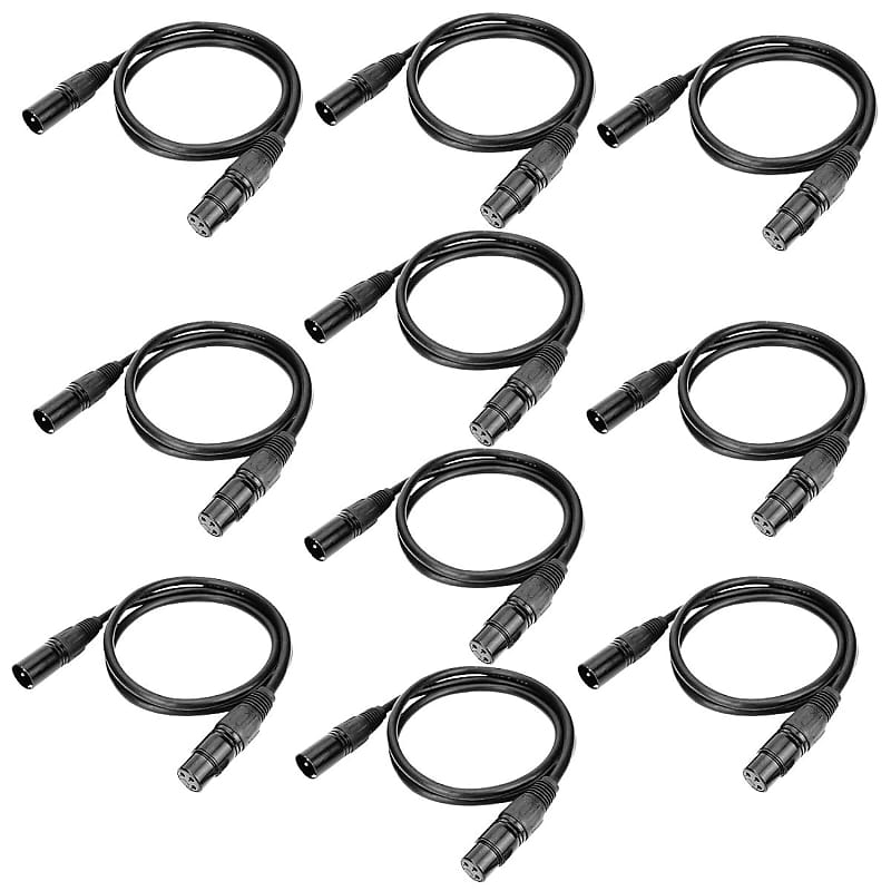 3.2Ft Dmx Cable, 10Pcs 1 Meter Dmx Signal Cables Signal | Reverb