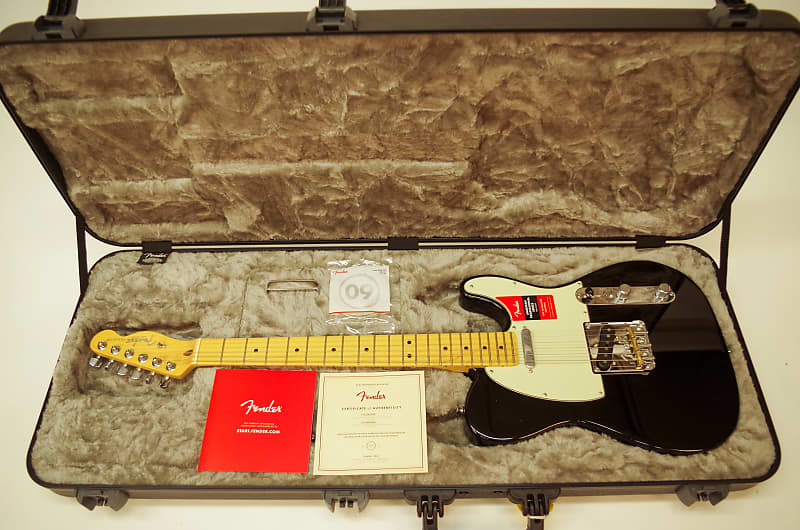 American Professional Telecaster | Black | Maple Neck | Reverb