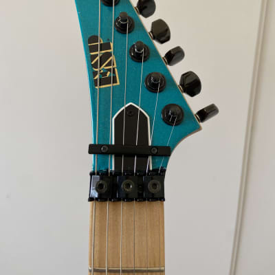 ESP Super Strat 1980s - Turquoise sparkle | Reverb