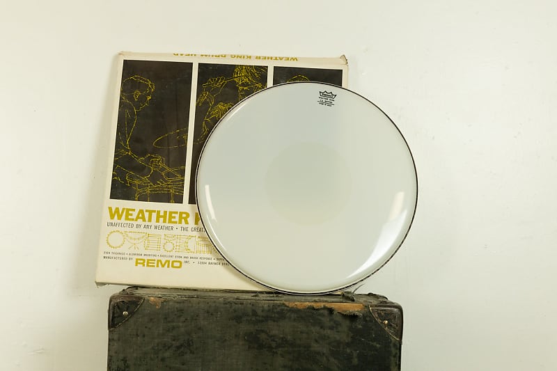 New Old Stock Vintage Remo Weathermaster 15" Smooth White CS | Reverb