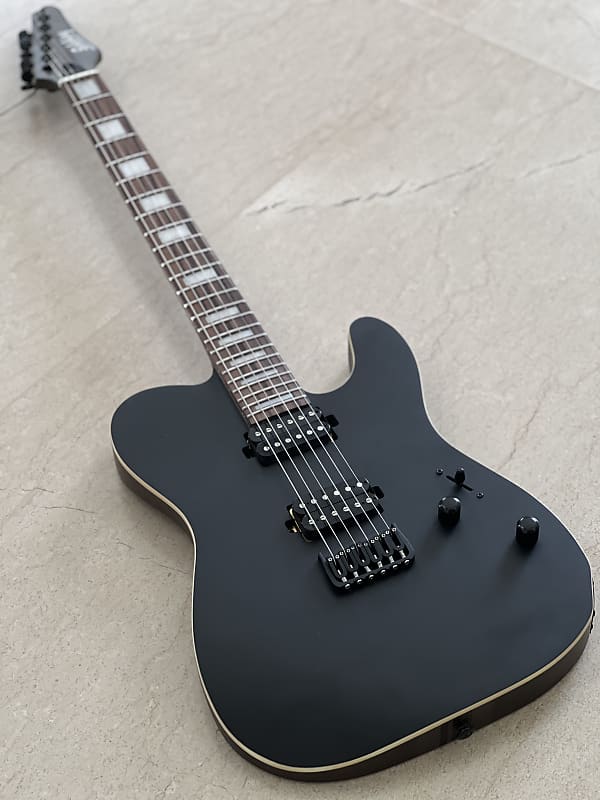 Soloking MT-1 Deluxe HH 24 Neck Thru in Satin Black Matte | Reverb